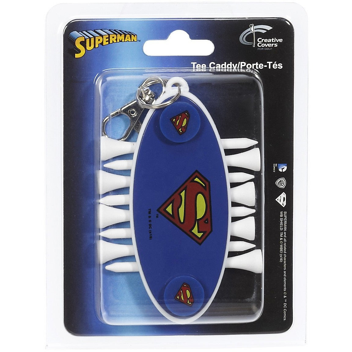 Superman Tee Caddy — Creative Covers for Golf
